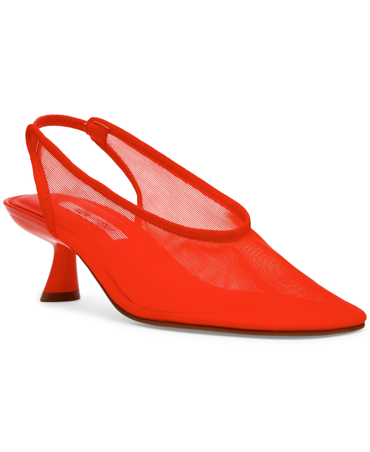 Click here for Steve Madden Womens Xtra Mesh Slingback Pumps - Re... prices