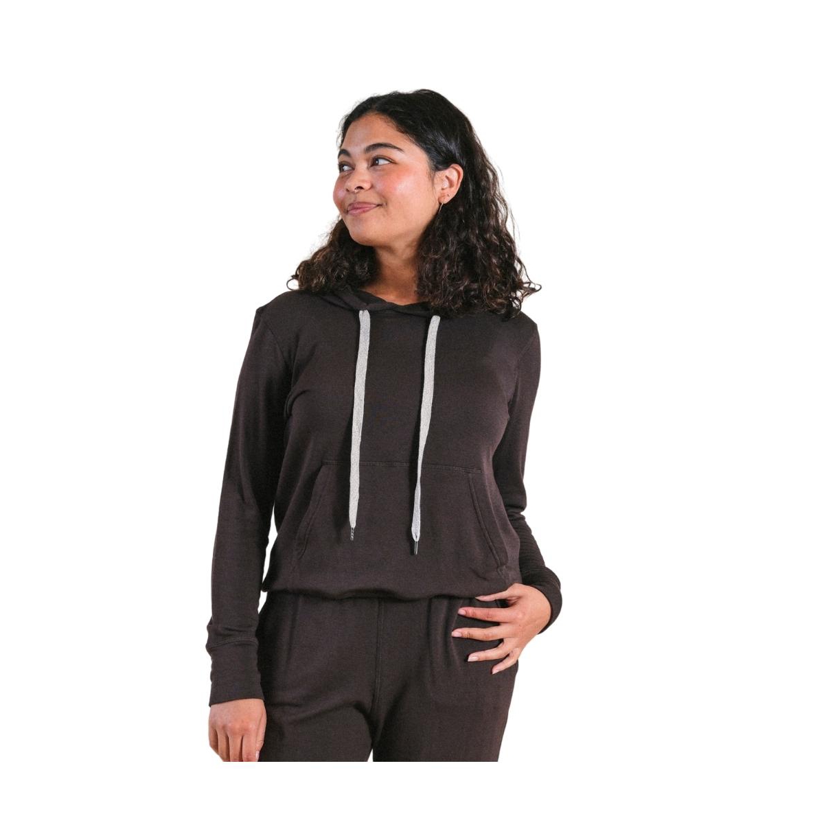 Click here for Poplinen Womens Betty Modal Hoodie prices