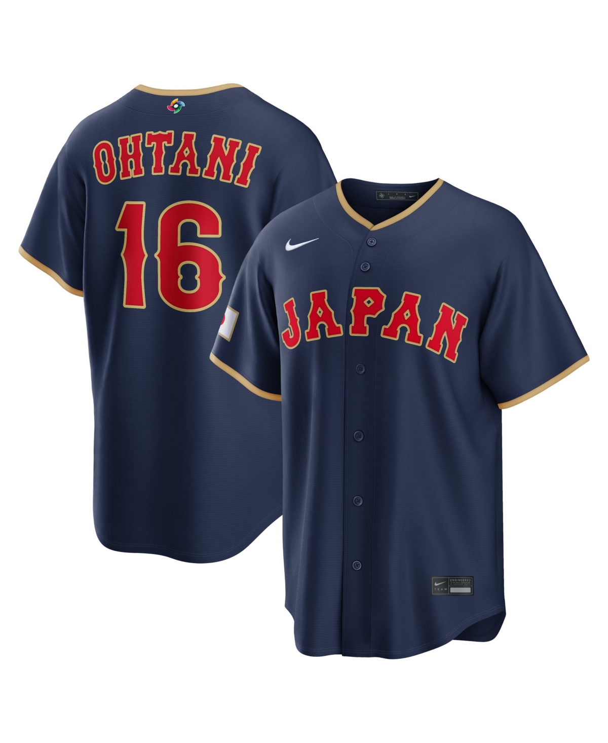 Click here for Nike Mens Shohei Ohtani Navy Japan Baseball 2026 W... prices