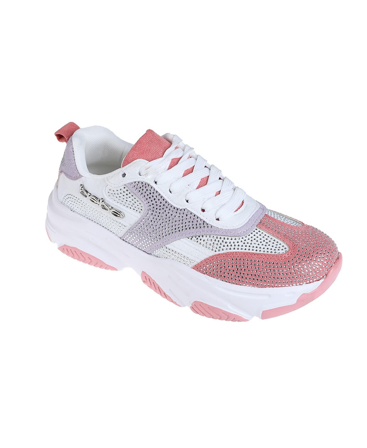 Click here for bebe Womens Sneaker with Mesh Upper and Rhinestone... prices