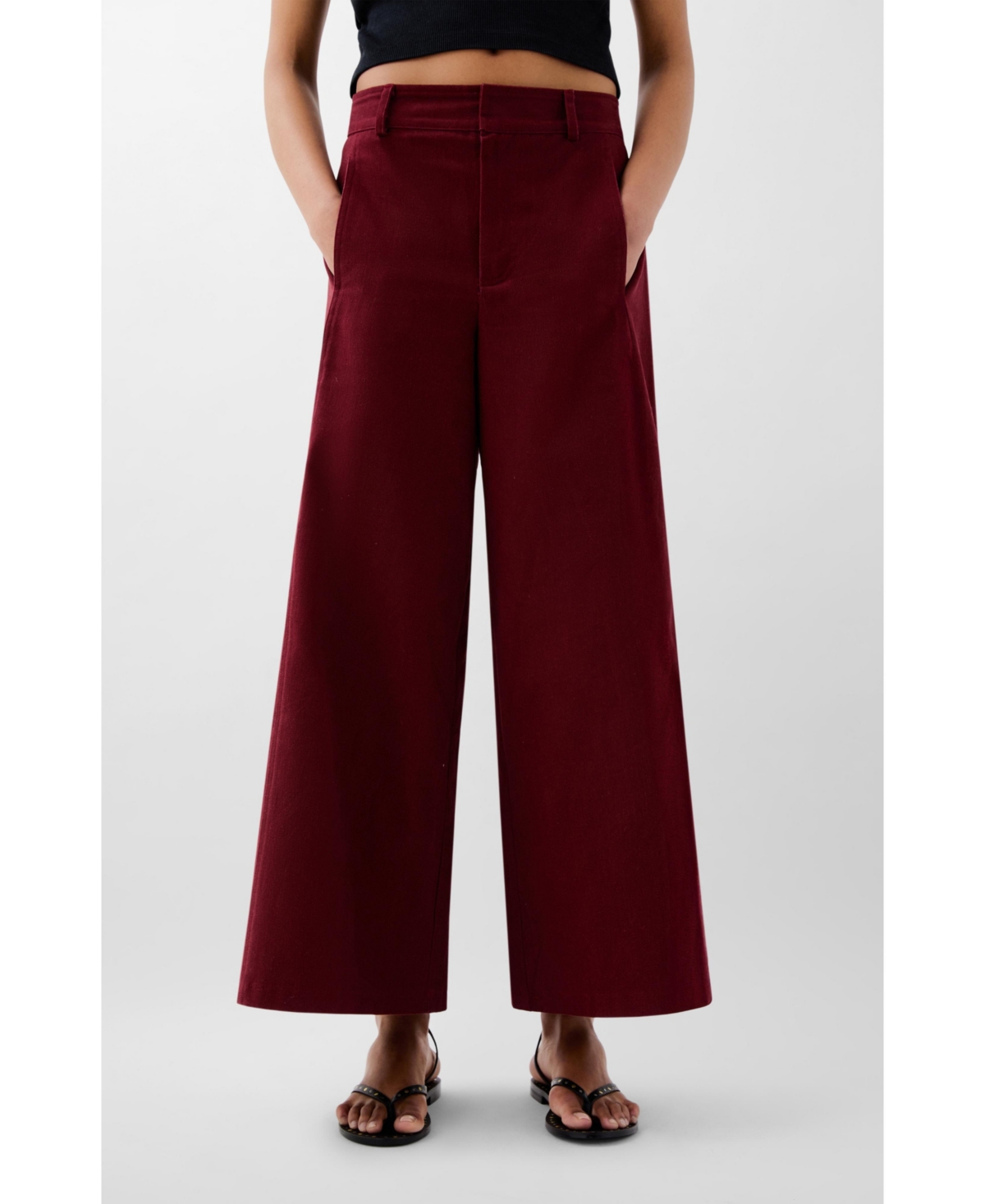 Click here for Scalpers Womens Choussy Summer Pant - Burgundy prices