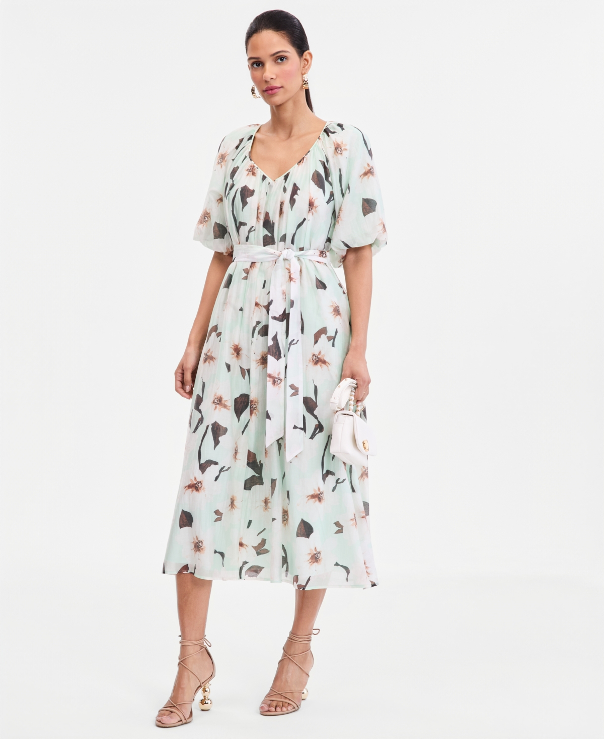Click here for I.n.c. International Concepts Womens Puff-Sleeve M... prices