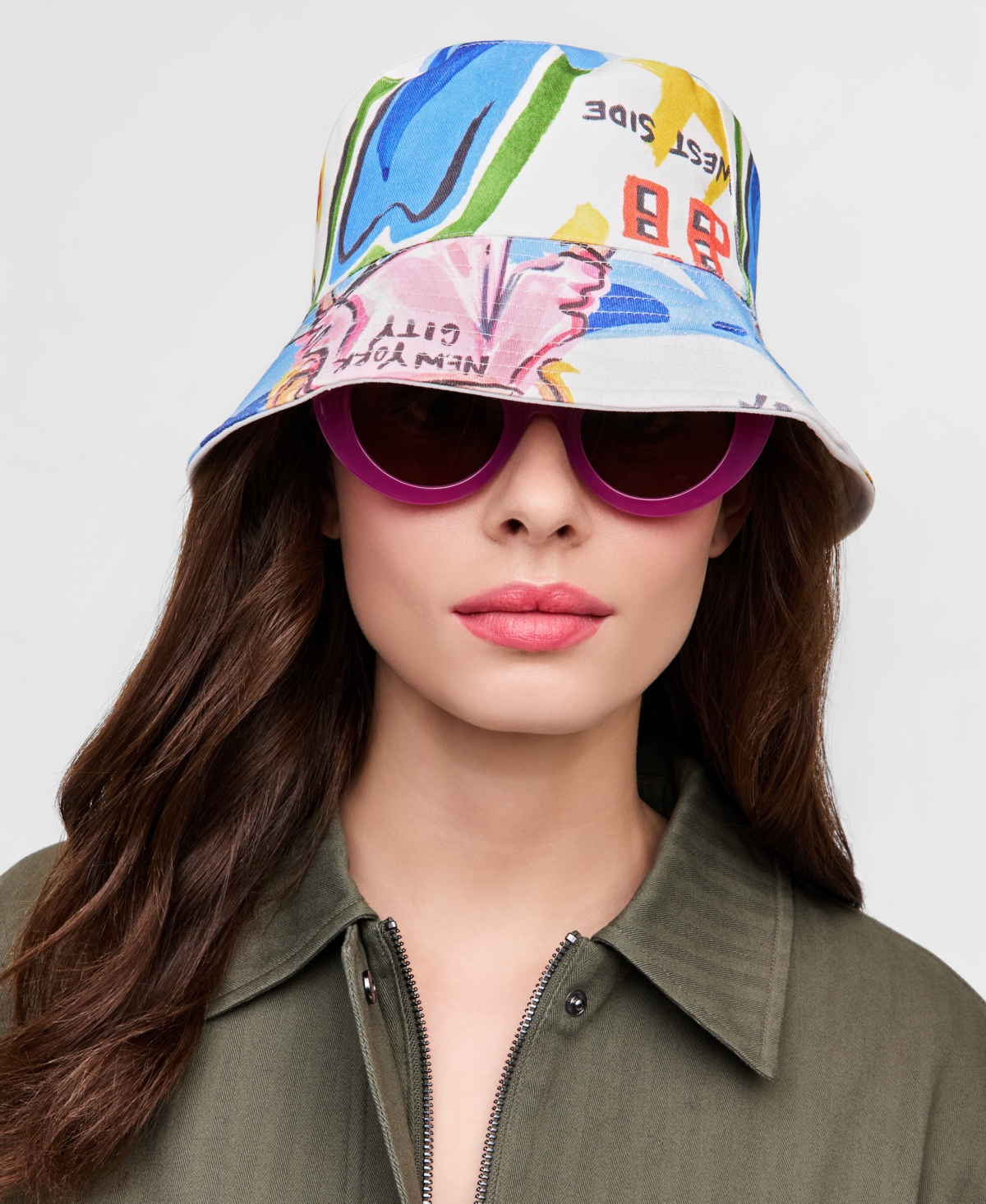 Click here for On 34th X Molly Rogers Womens Printed Bucket Hat... prices