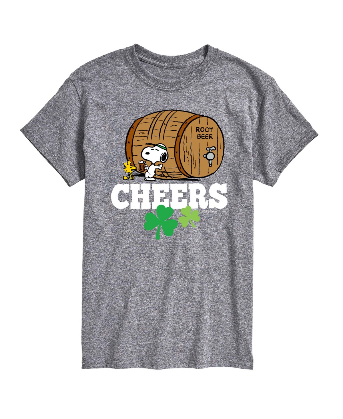 Click here for Mens Peanuts Cheers T-Shirt - Athletic Heather prices