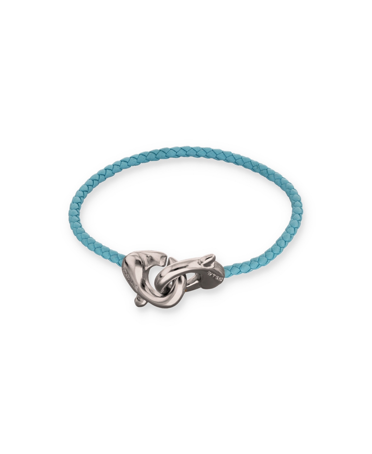 Click here for UNOde50 Blue Leather Women Bracelet with Interlock... prices
