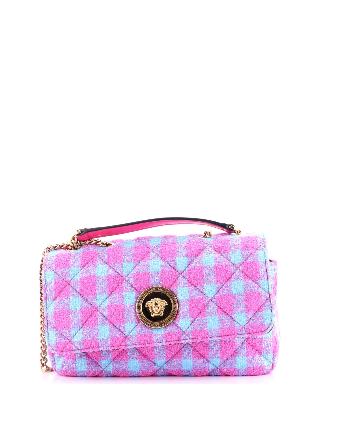 Click here for Pre-Owned Versace East West Medusa Icon Chain Flap... prices