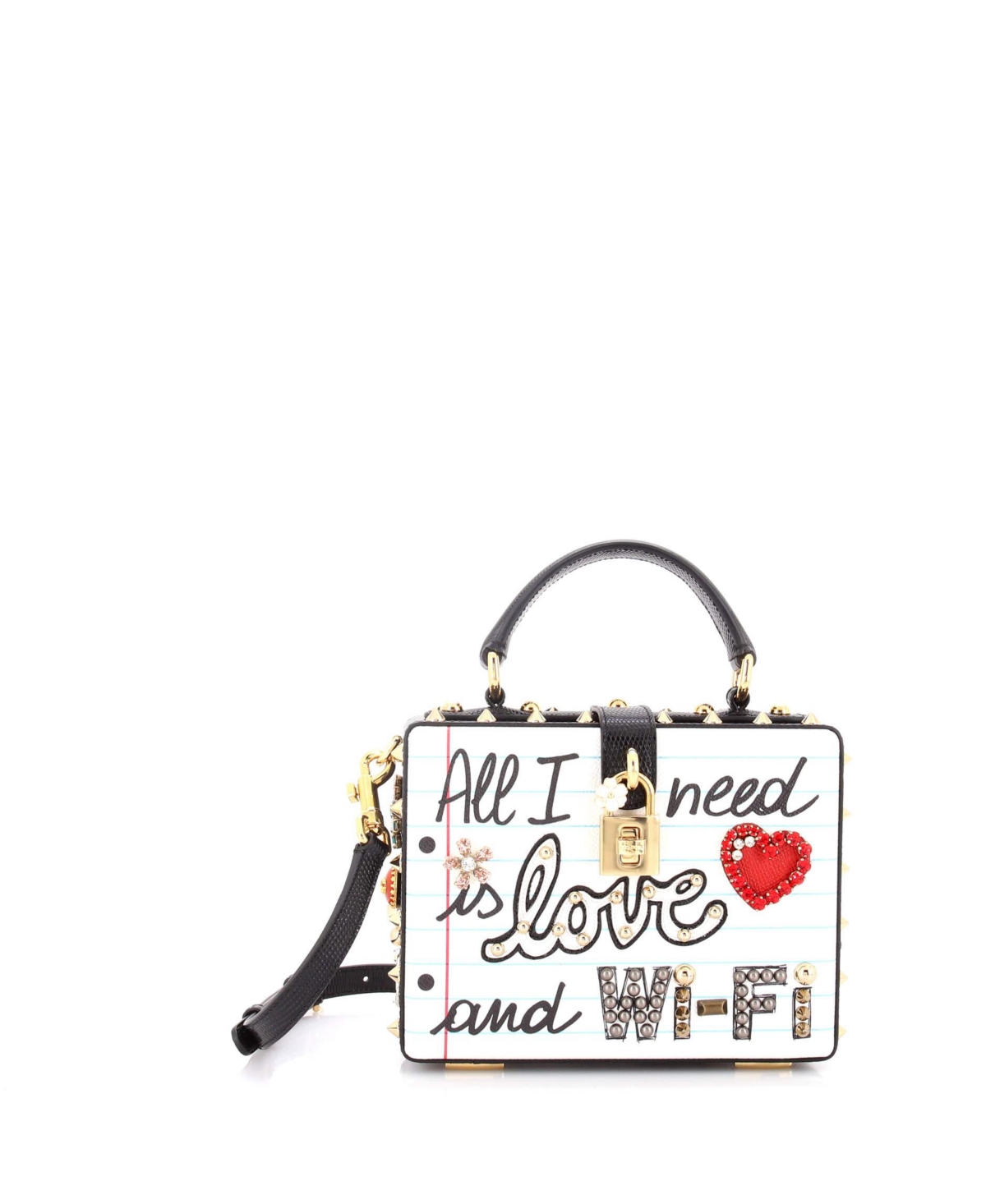 Click here for Pre-Owned Dolce & Gabbana Small Treasure Box Bag E... prices