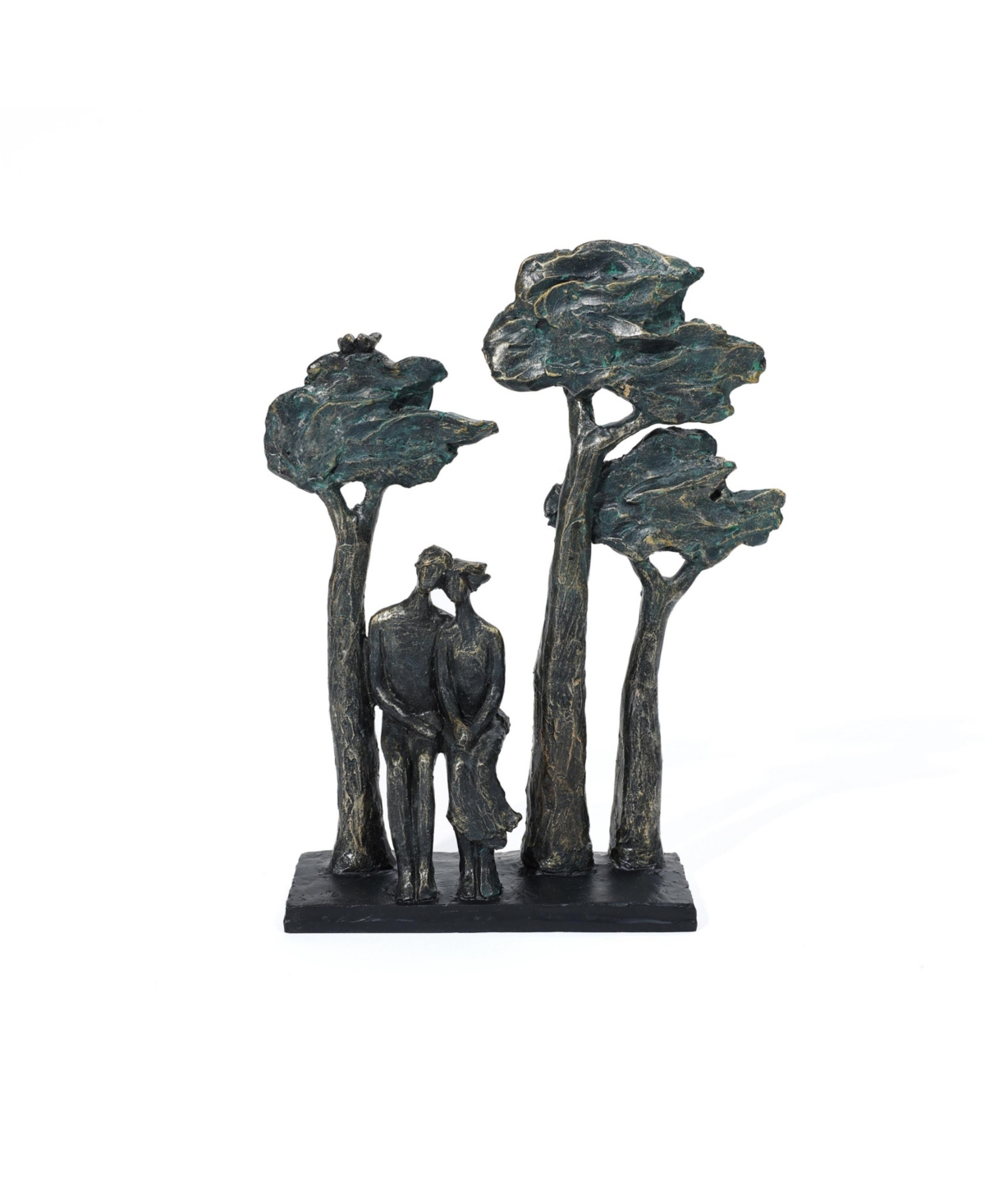 Click here for LuxenHome Resin Couple Love Windy Tabletop Decor -... prices