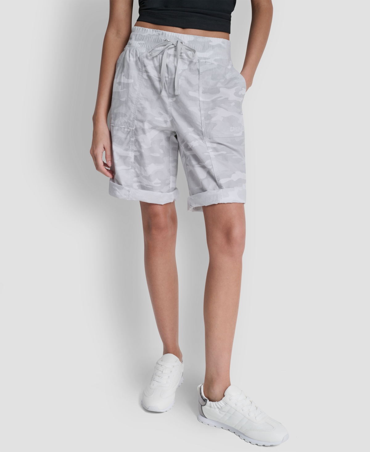 Click here for Dkny Sport Womens High-Rise Convertible Bermuda Sh... prices