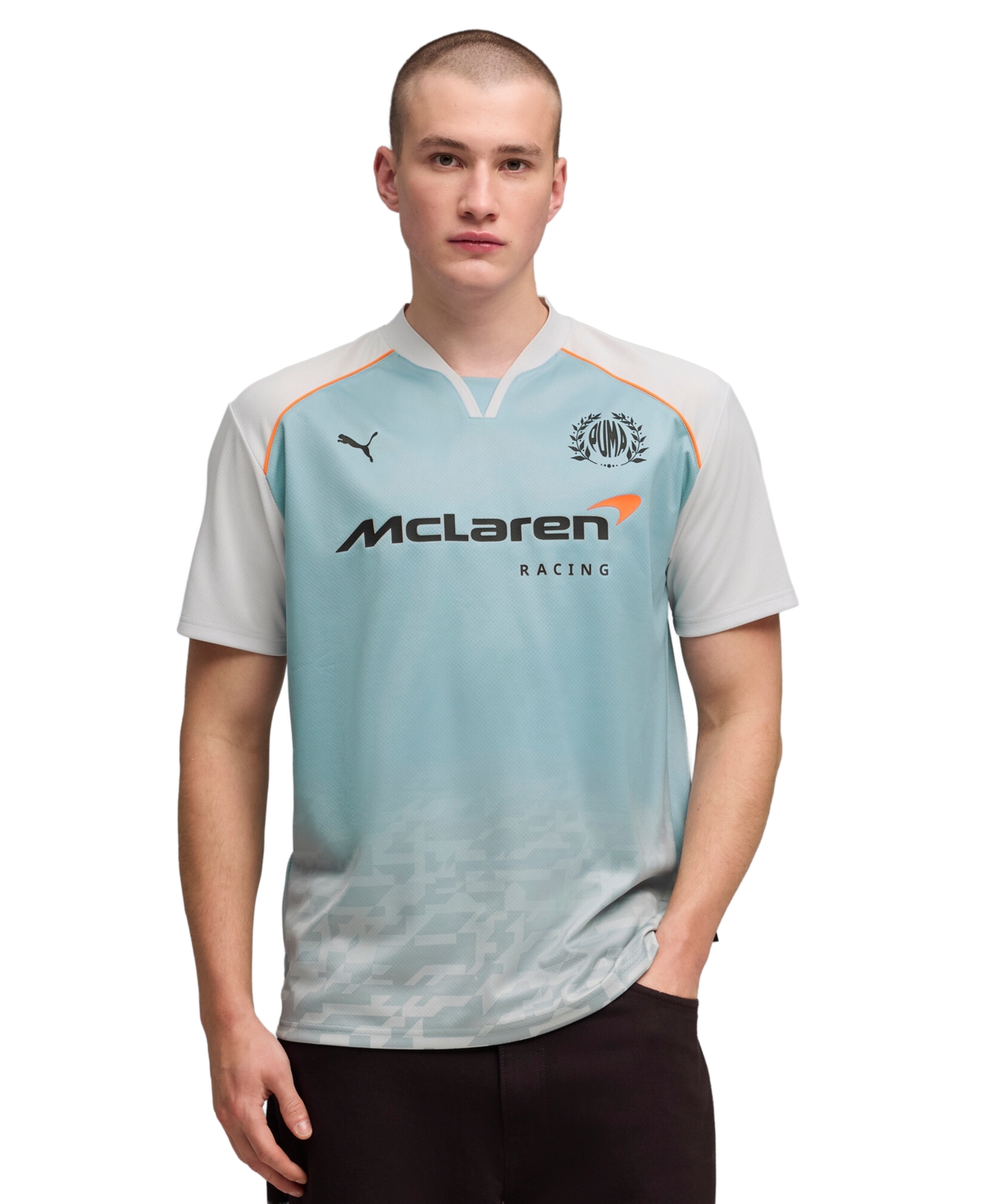 Click here for Puma Mens McLaren Short-Sleeve T-Shirt - Seafoam prices