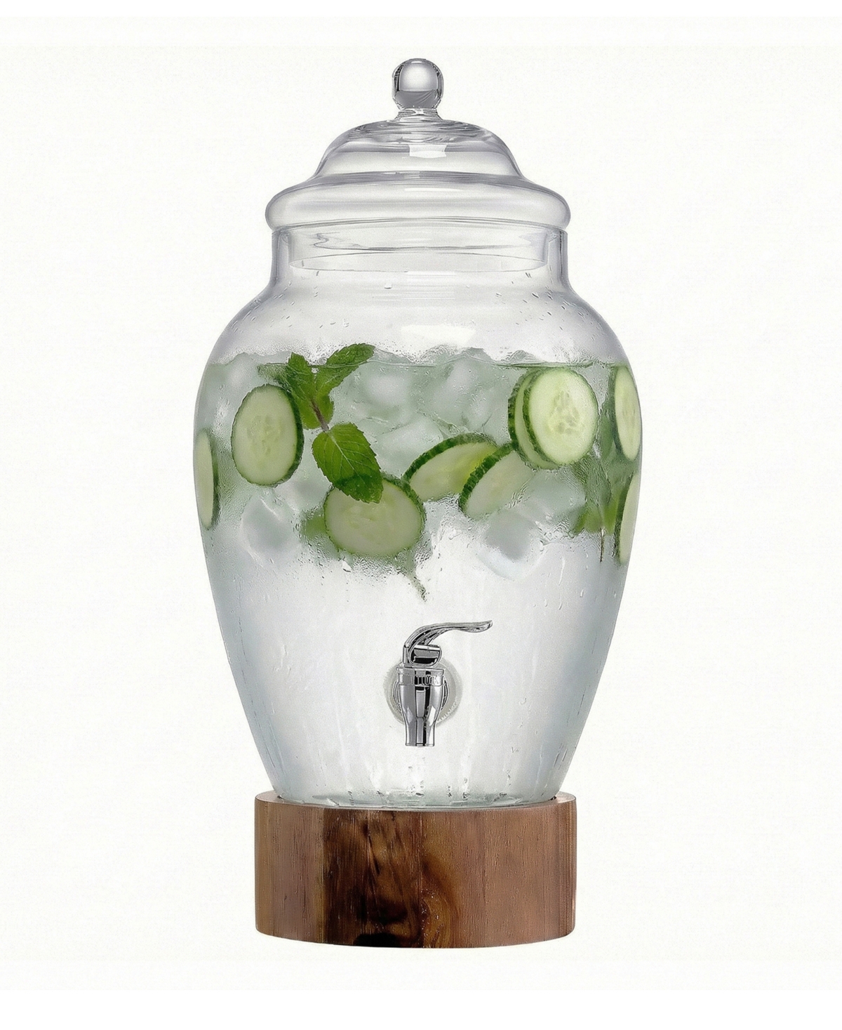 Click here for American Atelier Madera Glass Beverage Dispenser -... prices