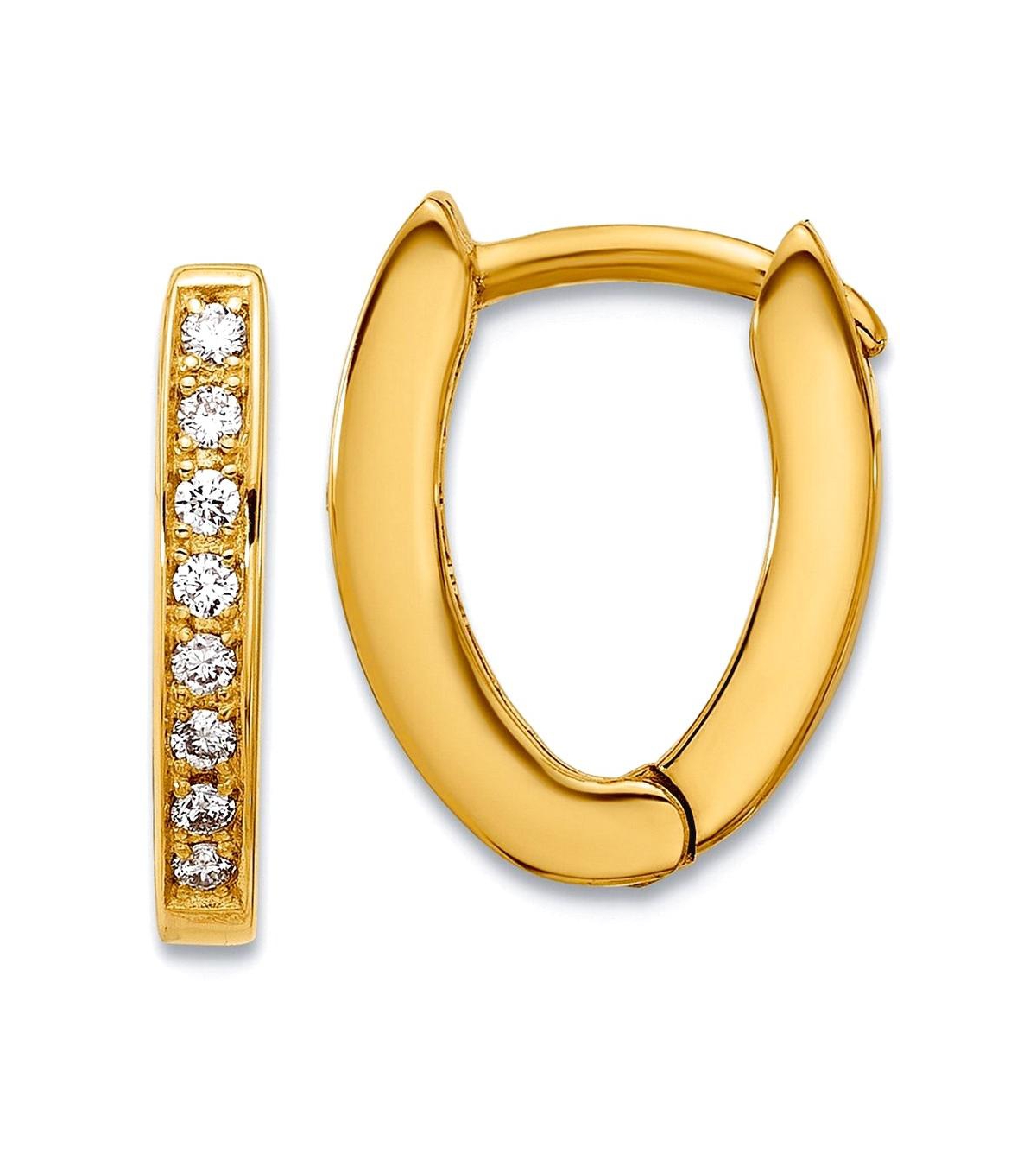 Click here for Curata Jewelry 18k Yellow or White Gold 0.16cttw D... prices