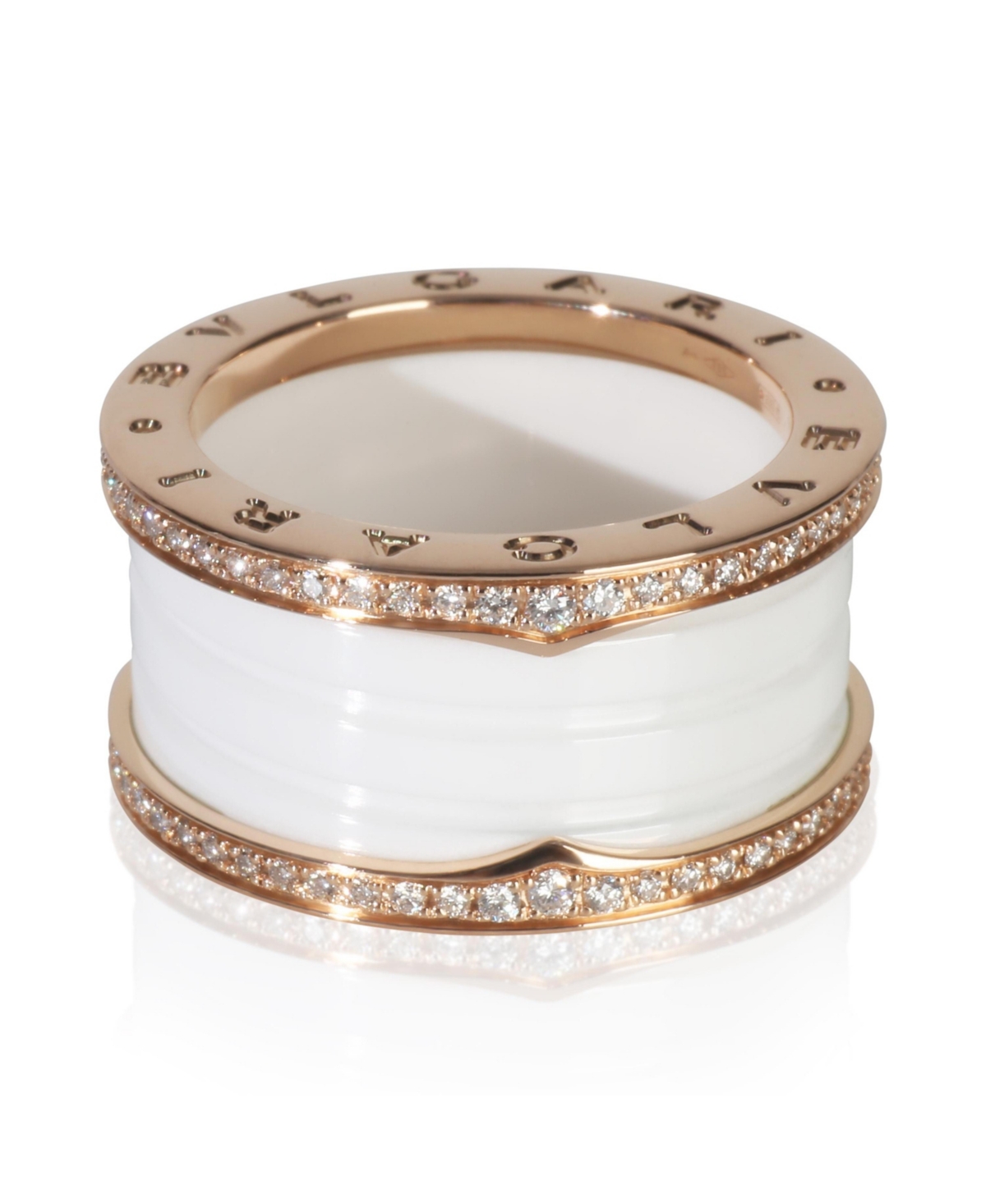 Click here for Bvlgari Rose Gold Diamond B.zero1 Ring - Gold prices