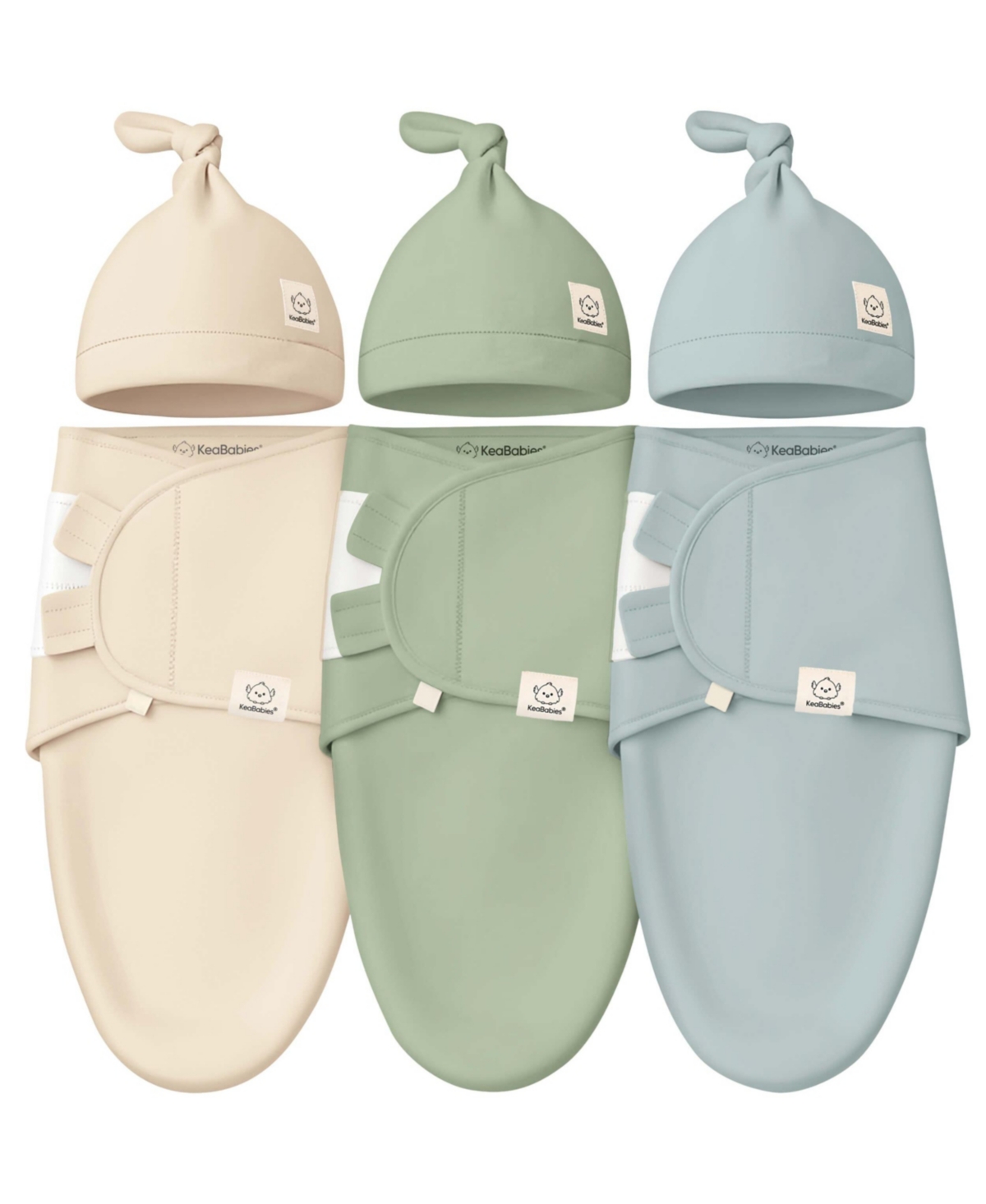 Click here for 3pk Organic Swaddle Sleep Sacks with Knot Hats  Ne... prices