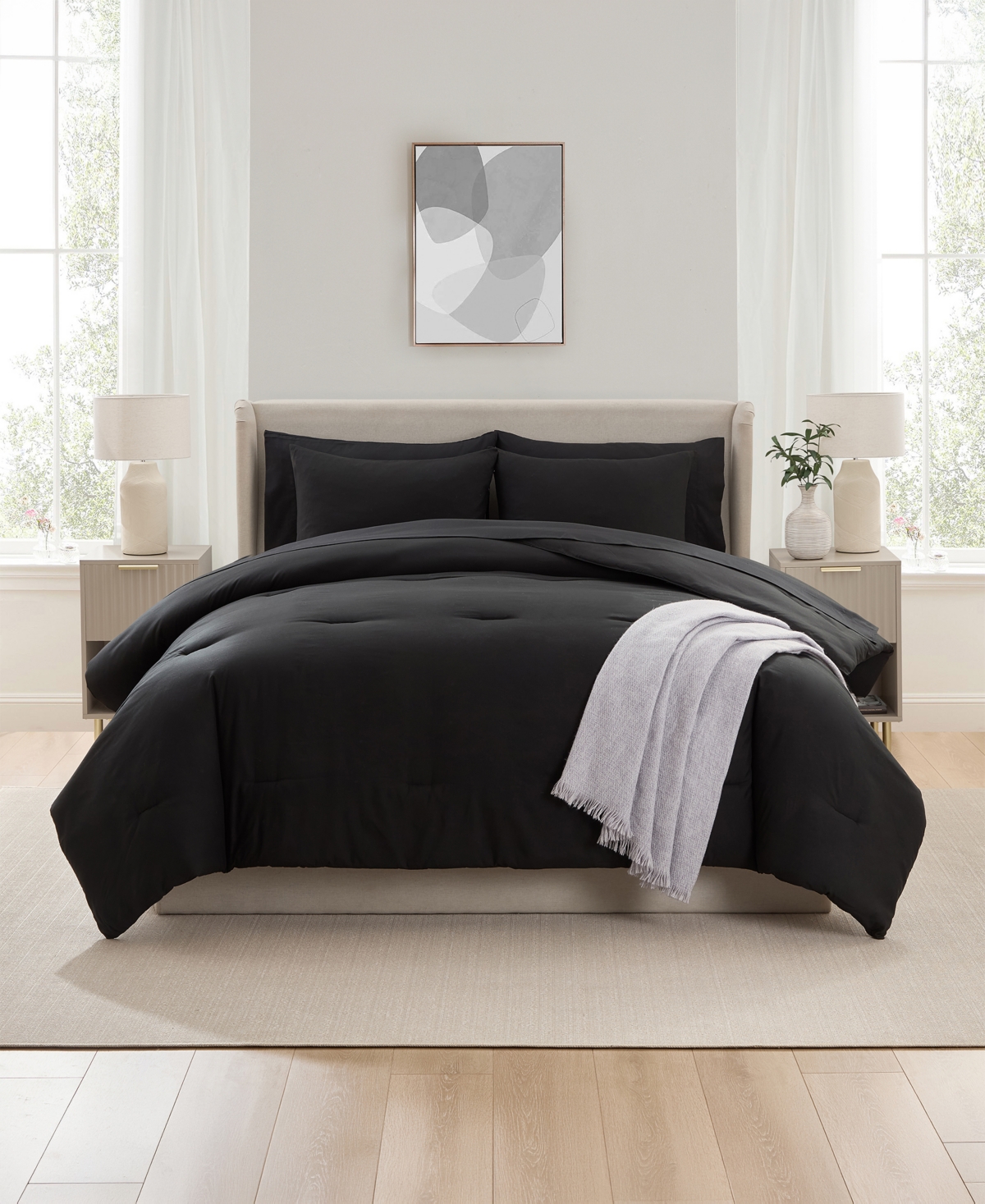Click here for Nestl Luxury Soft Modern Design 7-Pc. Comforter Se... prices
