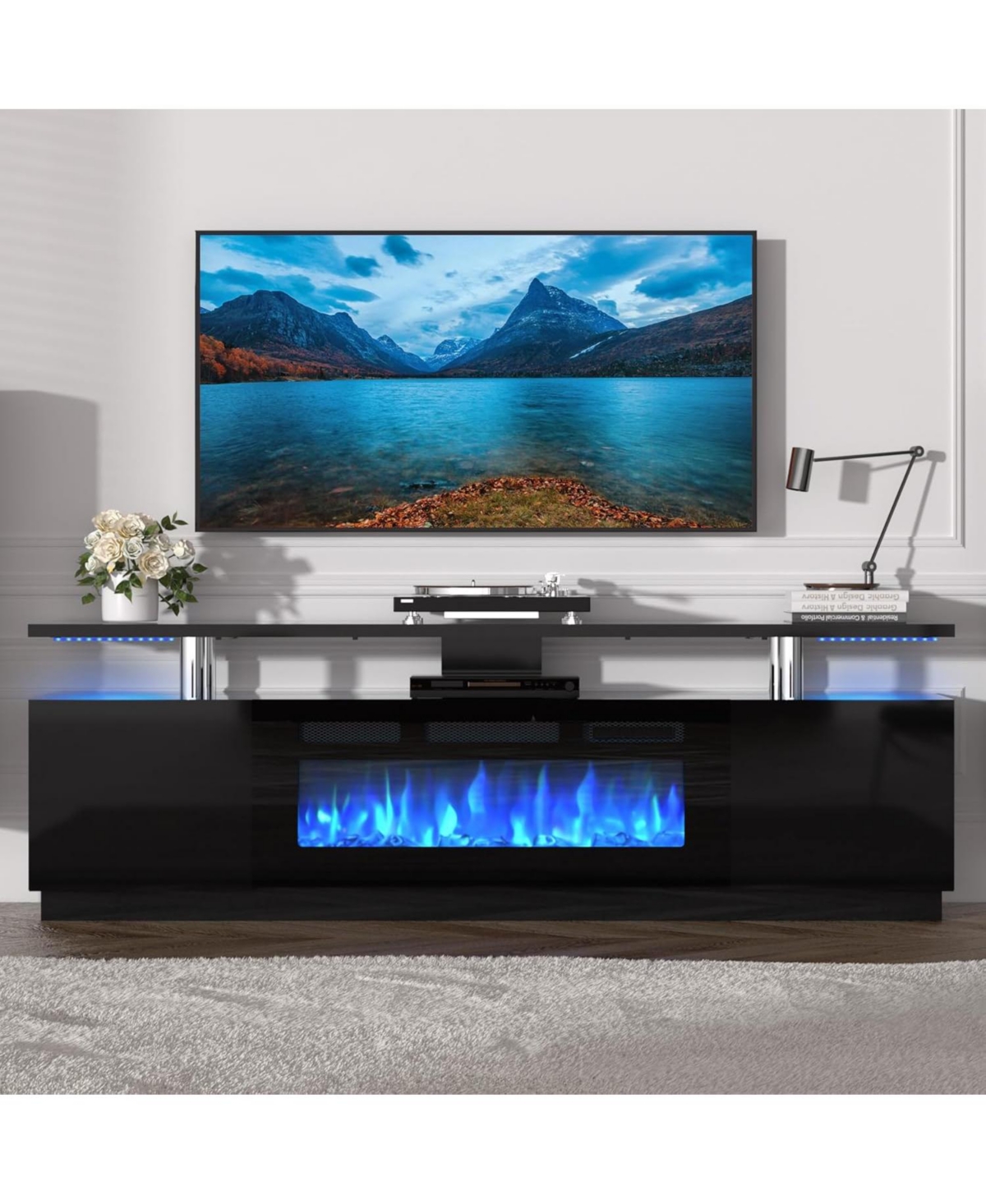 Click here for gaomon 70 Fireplace Tv Stand with 36 Firplace  Ele... prices