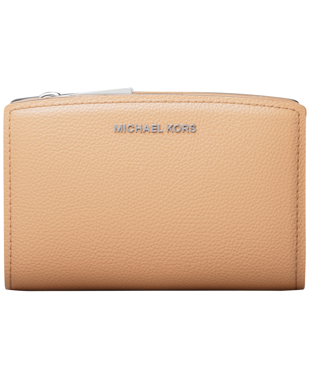 Click here for Michael Kors Bryant Leather Zip Around Wallet - Pe... prices