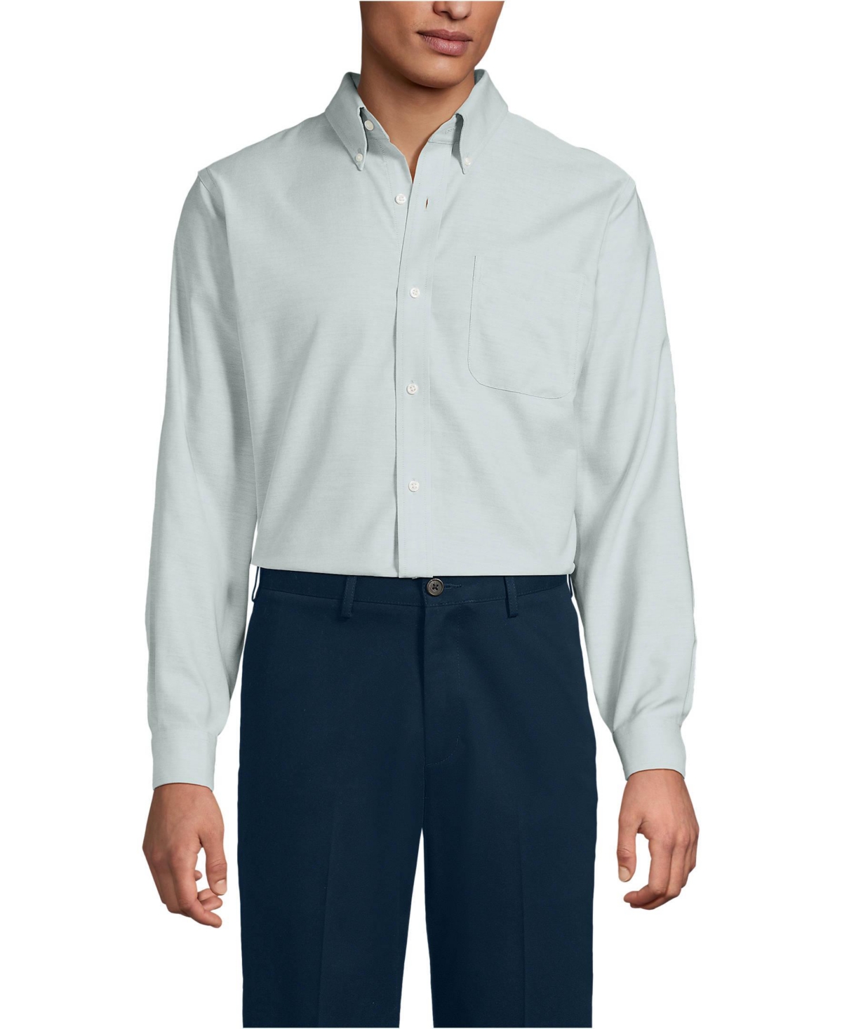 Click here for Lands End Mens No Iron Supima Oxford Dress Shirt -... prices