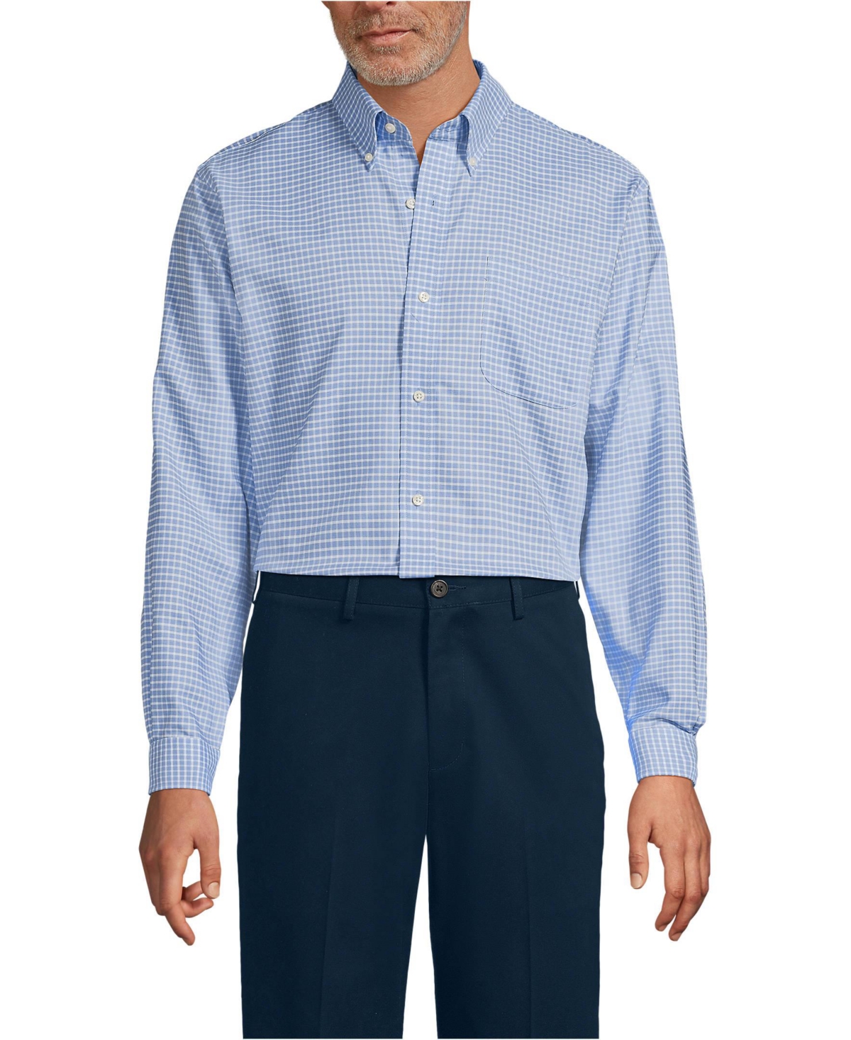 Click here for Lands End Mens No Iron Supima Oxford Dress Shirt -... prices