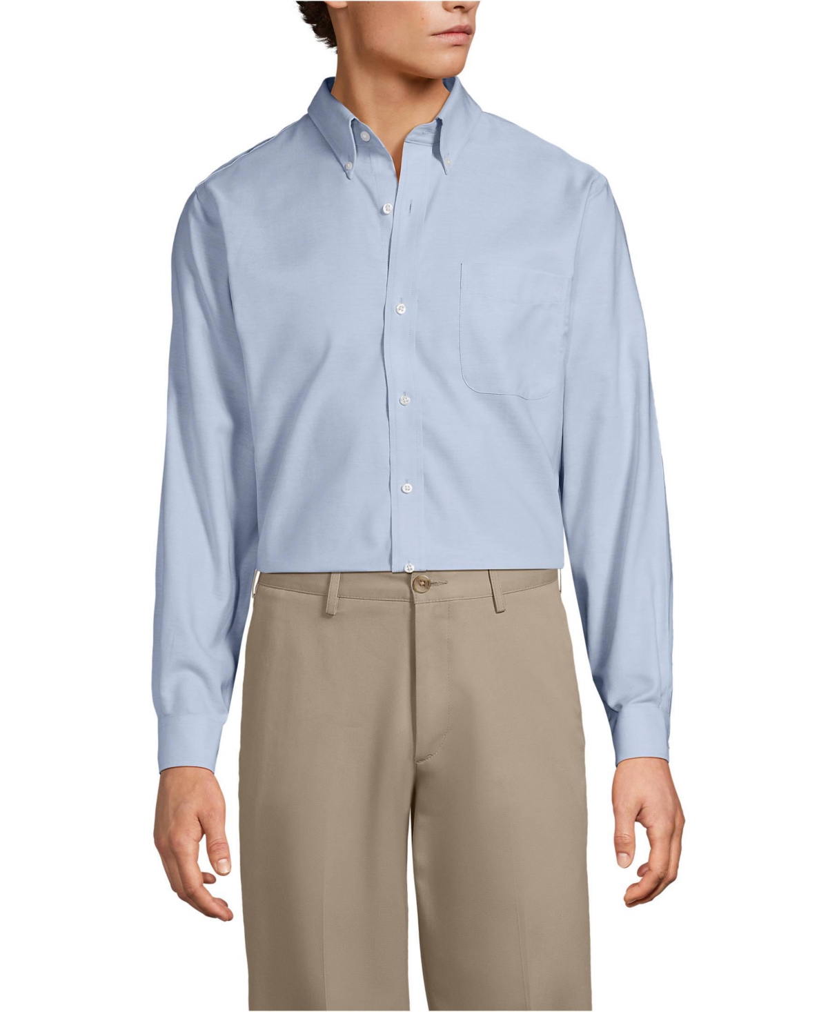 Click here for Lands End Mens No Iron Supima Oxford Dress Shirt -... prices
