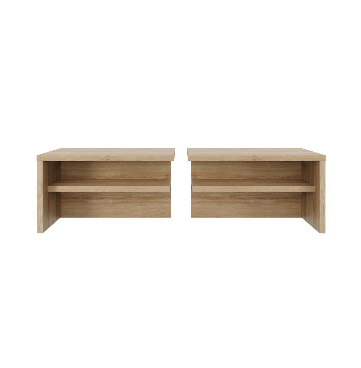 Click here for Nexera Camden Extension Nightstands - Brown oak prices