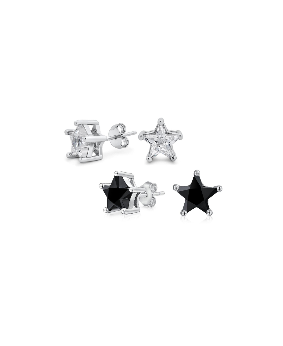 Click here for Bling Jewelry & Clear Celestial Usa Cz Star Stud E... prices