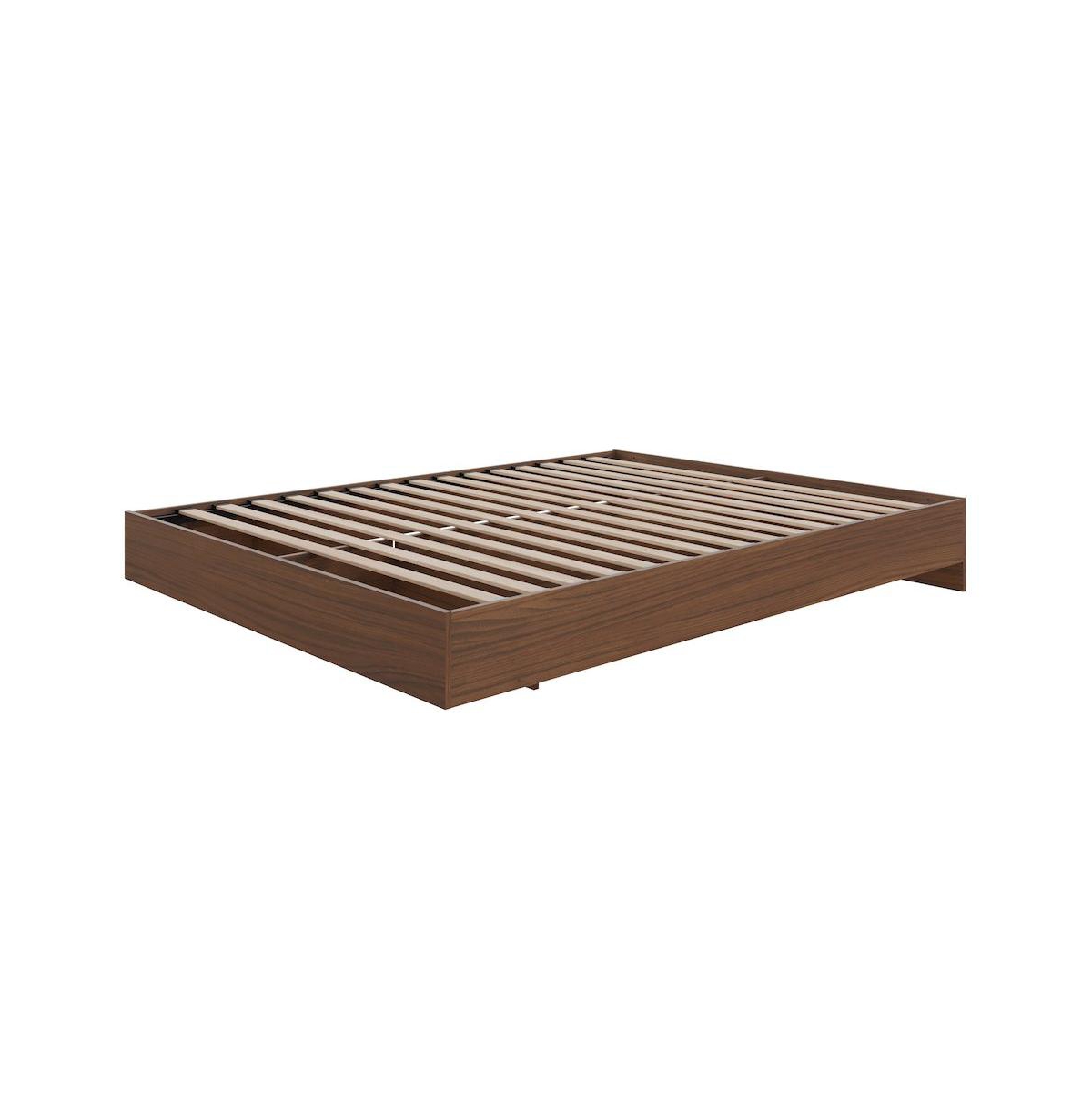 Click here for Nexera Platform Bed Frame  Queen. - Walnut prices