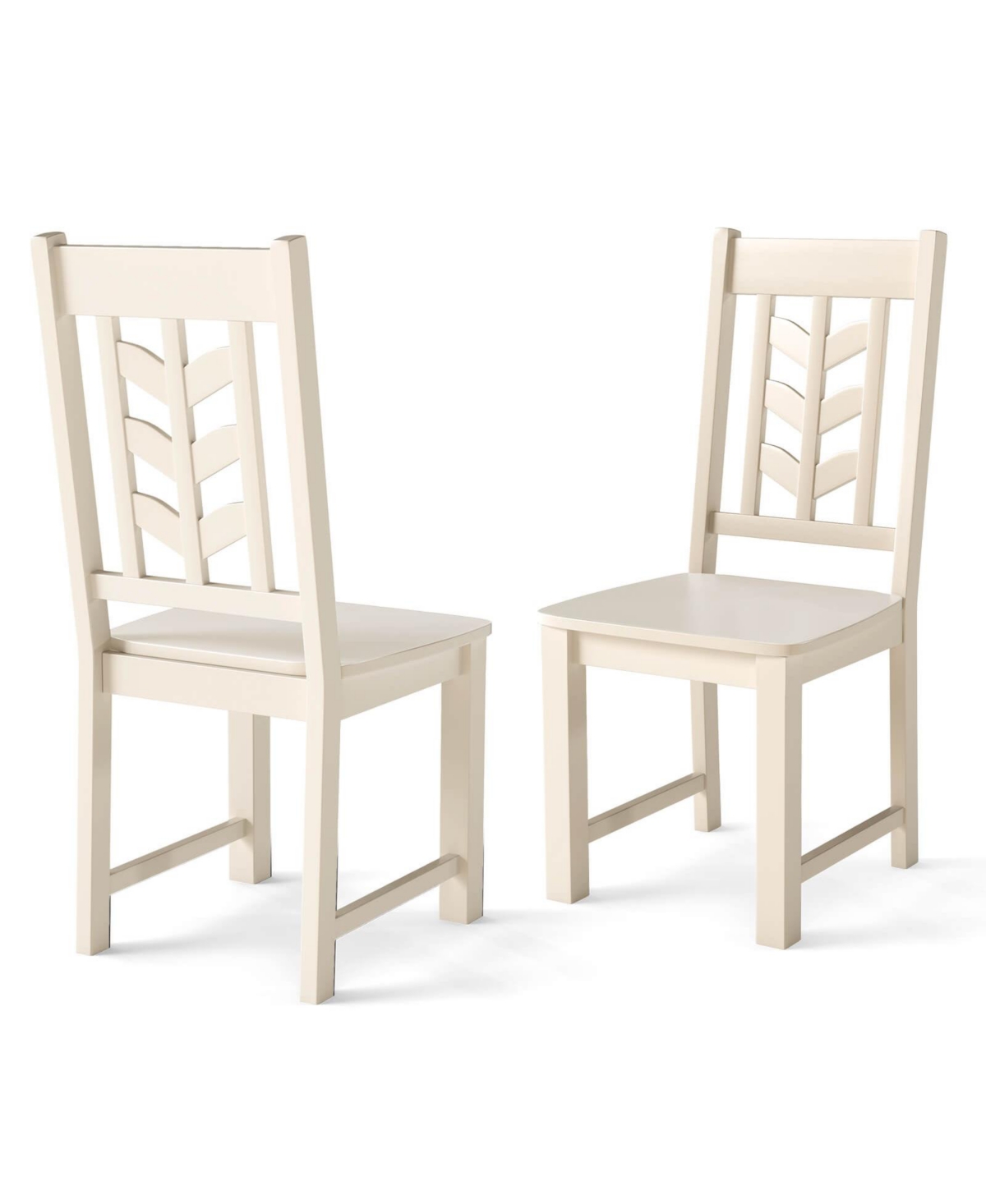 Click here for Dining Chair with Rubber Wood Frame & Leaf-shape H... prices