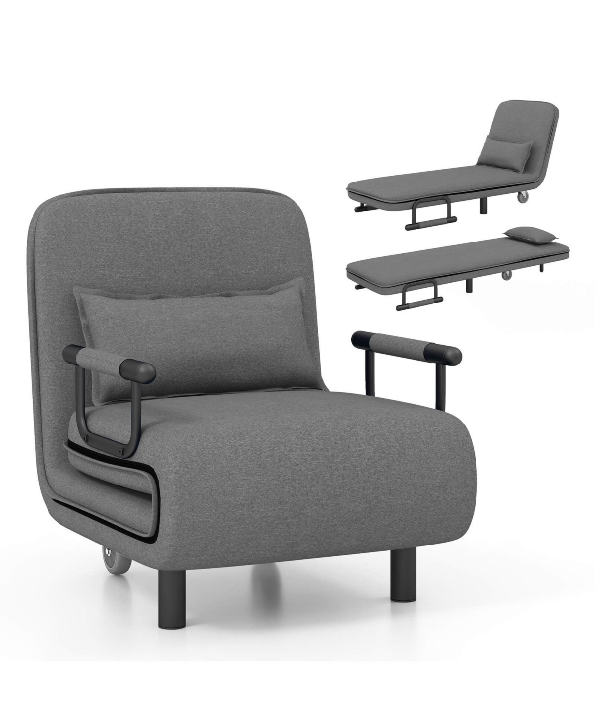 Click here for Folding Sofa Bed Sleeper Convertible Armchair Leis... prices