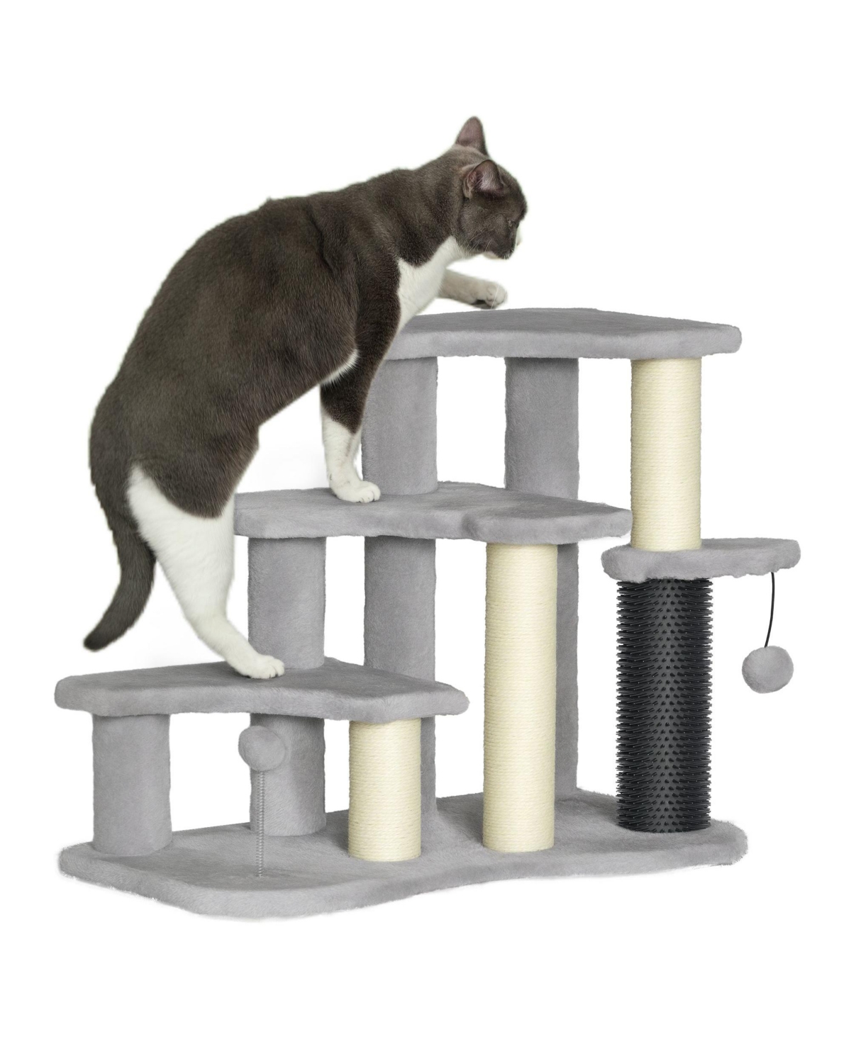 Click here for Aostirmotor 2-in-1 Cat Tree & Pet Stairs with Scra... prices