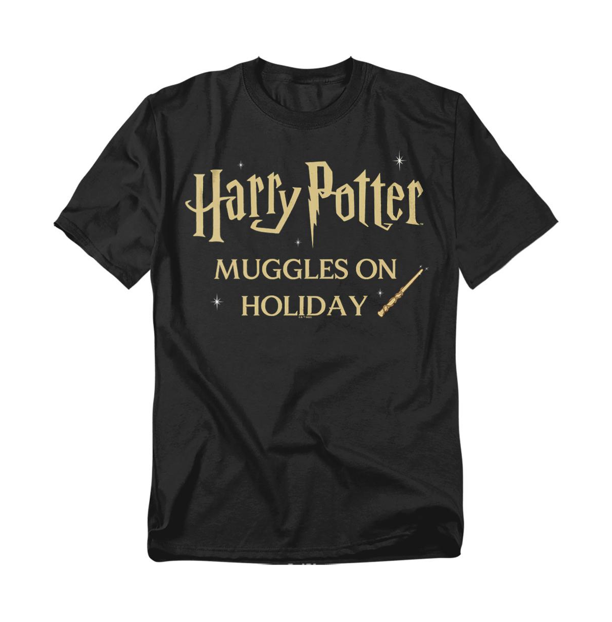 Click here for Harry Potter Mens Muggles On Holiday Wand T-Shirt... prices