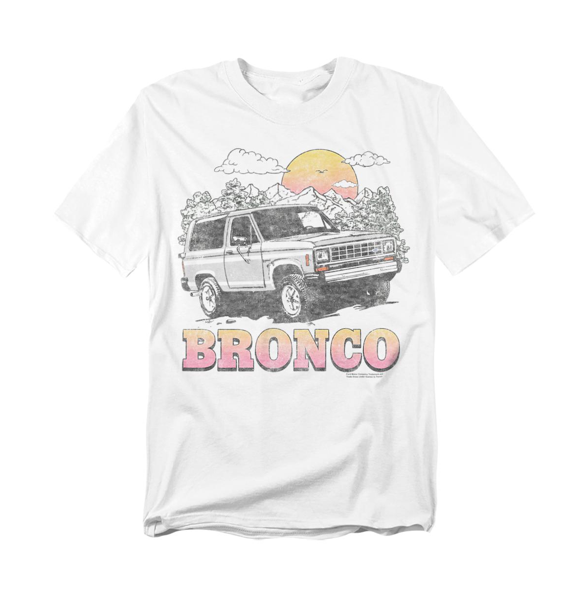 Click here for Mustang Mens Ford Bronco Sunrise T-Shirt - White prices