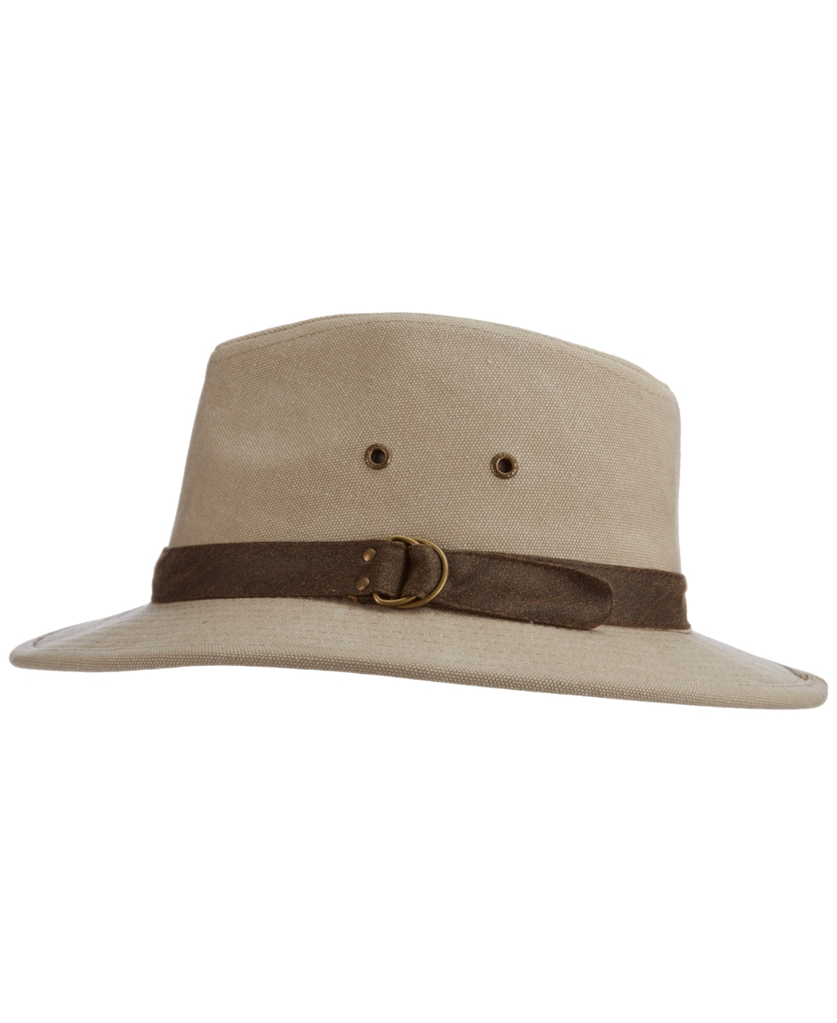 Click here for Scala Mens Canvas Safari Hat - Khaki prices