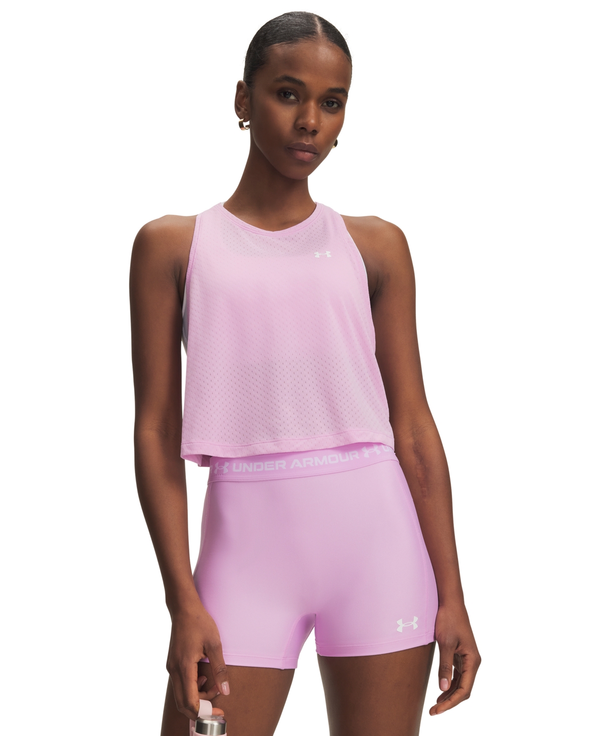 Click here for Under Armour Womens Tech Sport Mesh Crop Sleeveles... prices