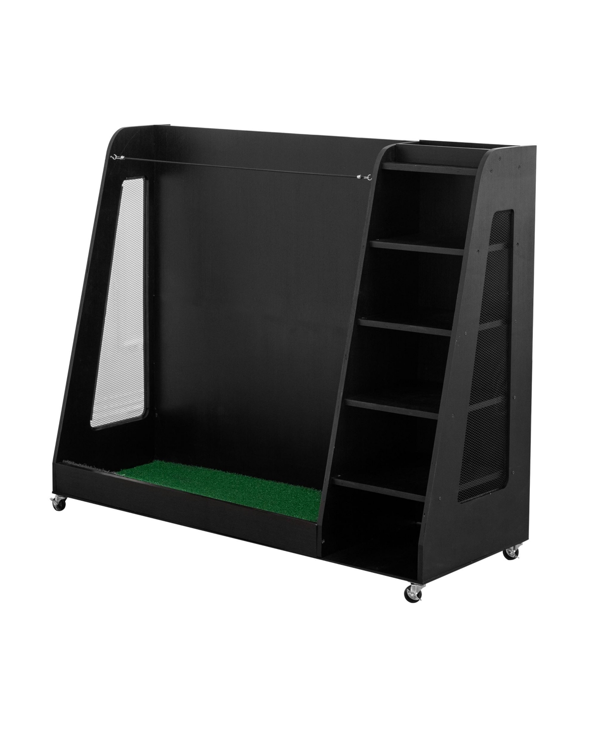 Click here for Rainsken Golf Bag Storage Rack - Wooden Golf Clubs... prices