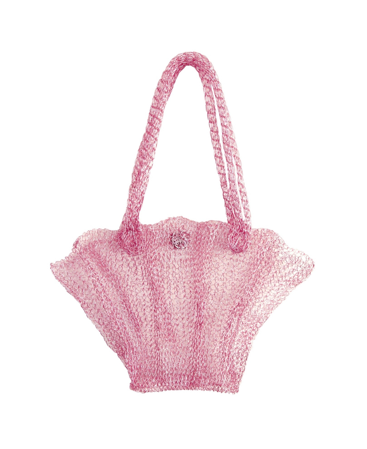 Click here for Brunna.co The Arus Mesh Wire Bag - Pink prices