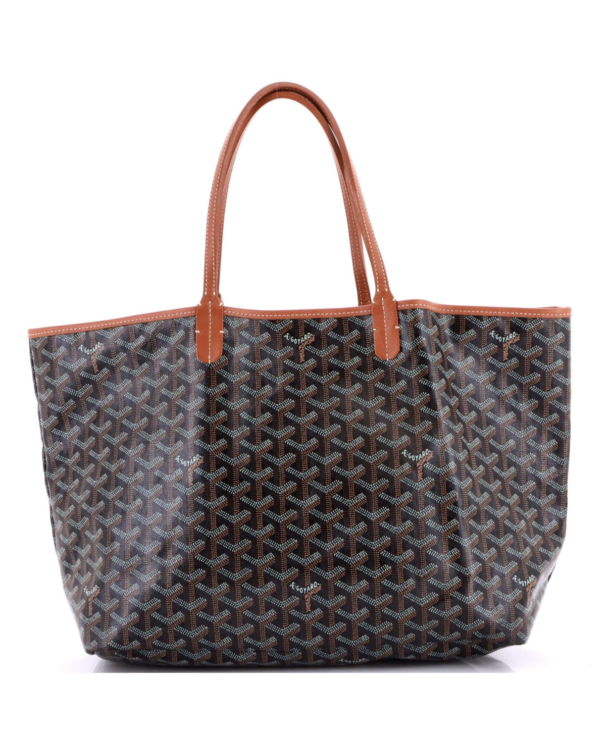 Click here for Pre-Owned Goyard Pm Saint Louis Tote Coated Canvas... prices