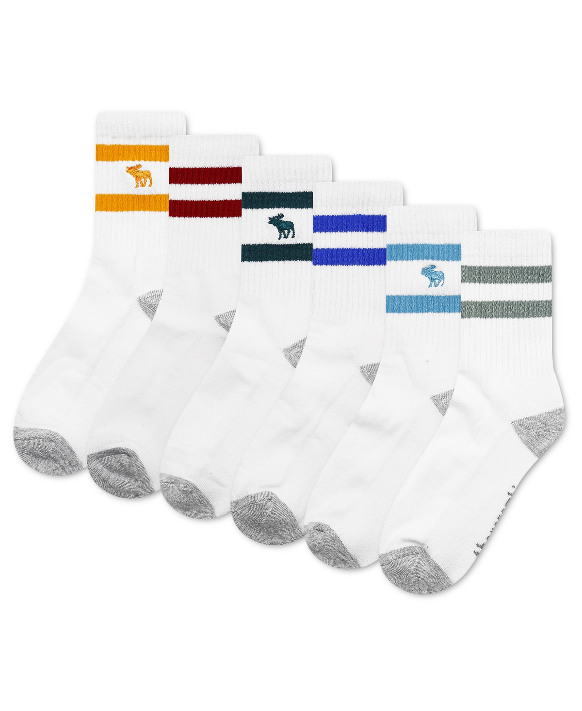 Click here for abercrombie kids Boys or Girls 5-11 Half Crew Sock... prices