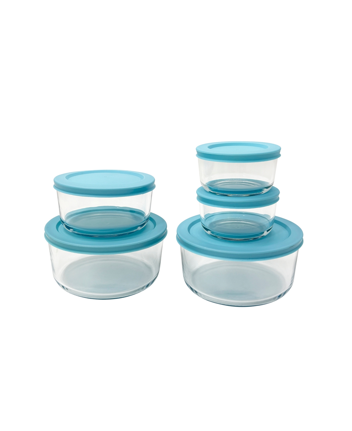 Click here for Sedona Kitchen 10-Pc. Glass Food Storage Set - Blu... prices