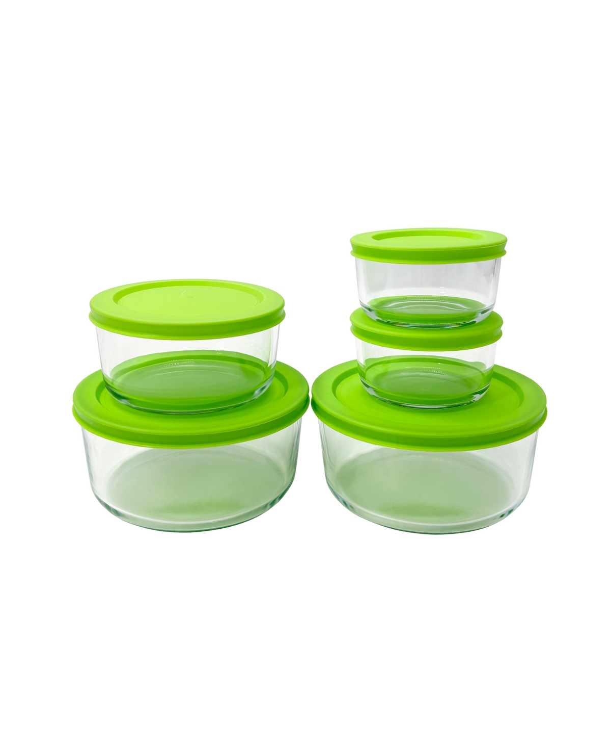 Click here for Sedona Kitchen 10-Pc. Glass Food Storage Set - Gre... prices