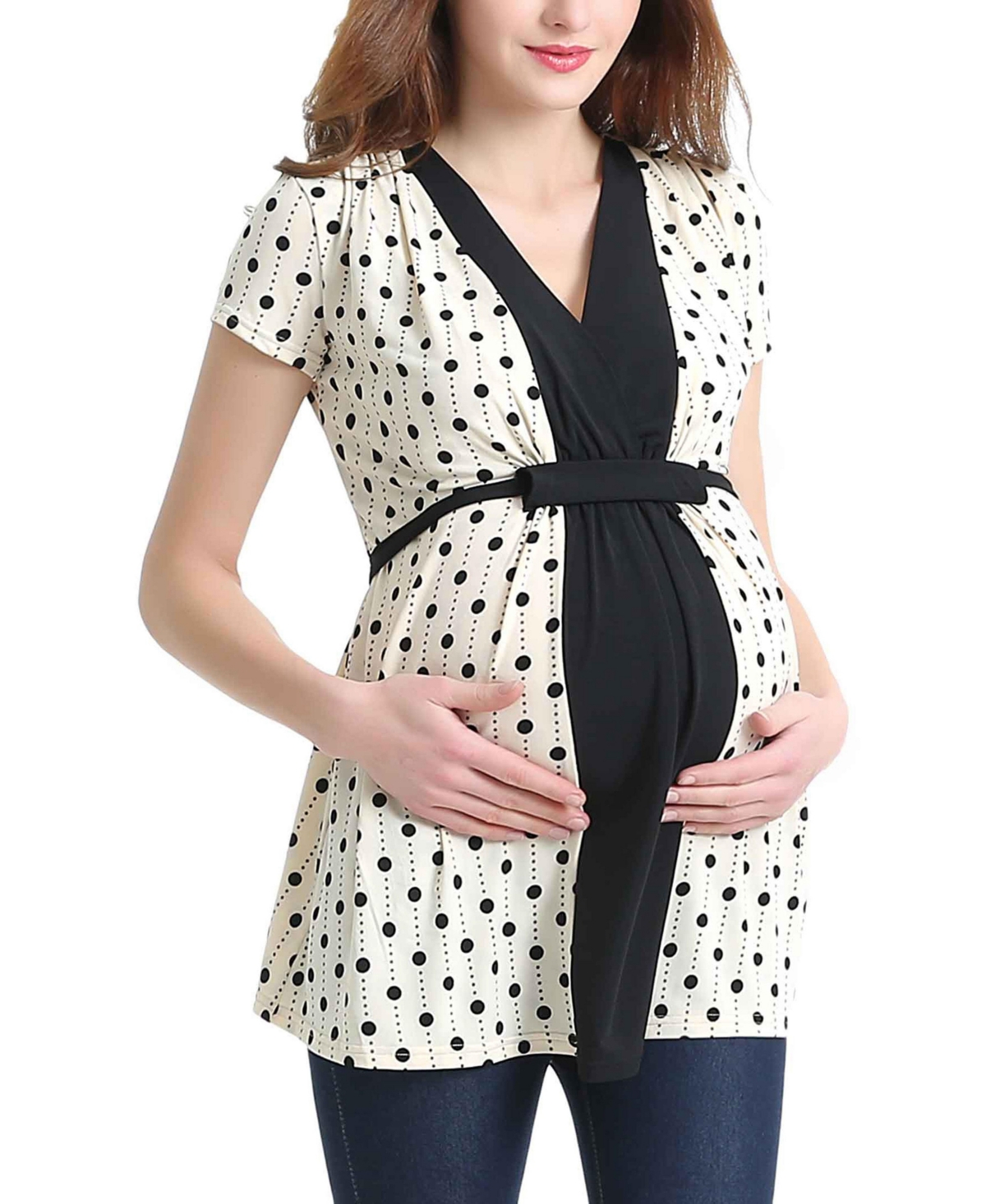 Click here for kimi + kai Maternity kimi + kai Nursing Polka Dot... prices