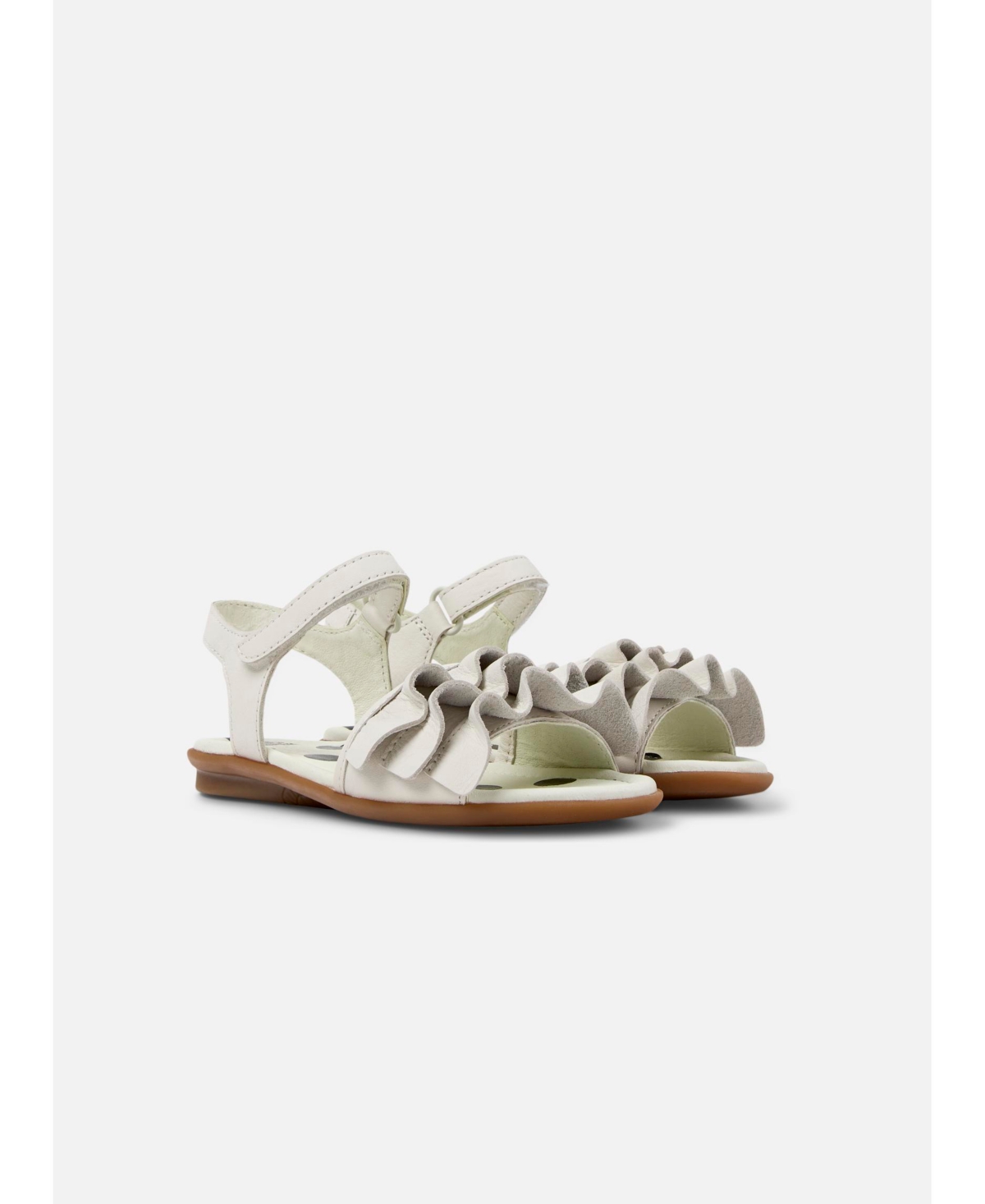 Click here for Camper Girls Right Twins Leather 2-Strap Sandals -... prices