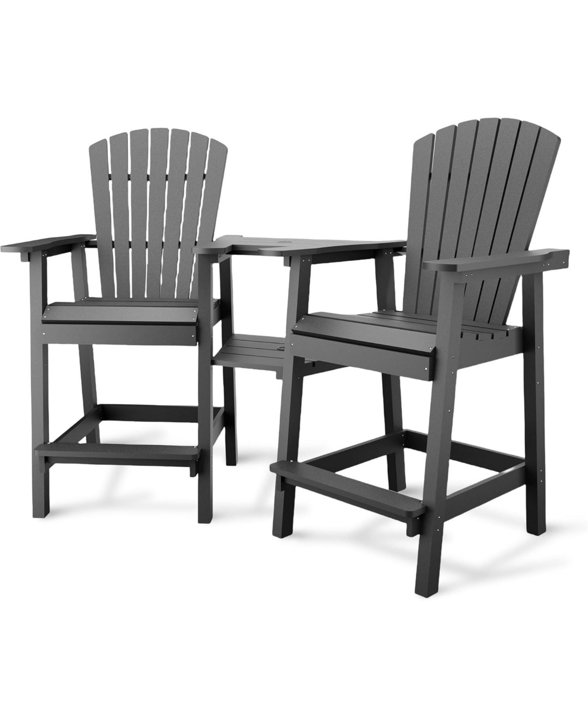 Click here for gaomon Outdoor Tall Adirondack Barstools with Conn... prices