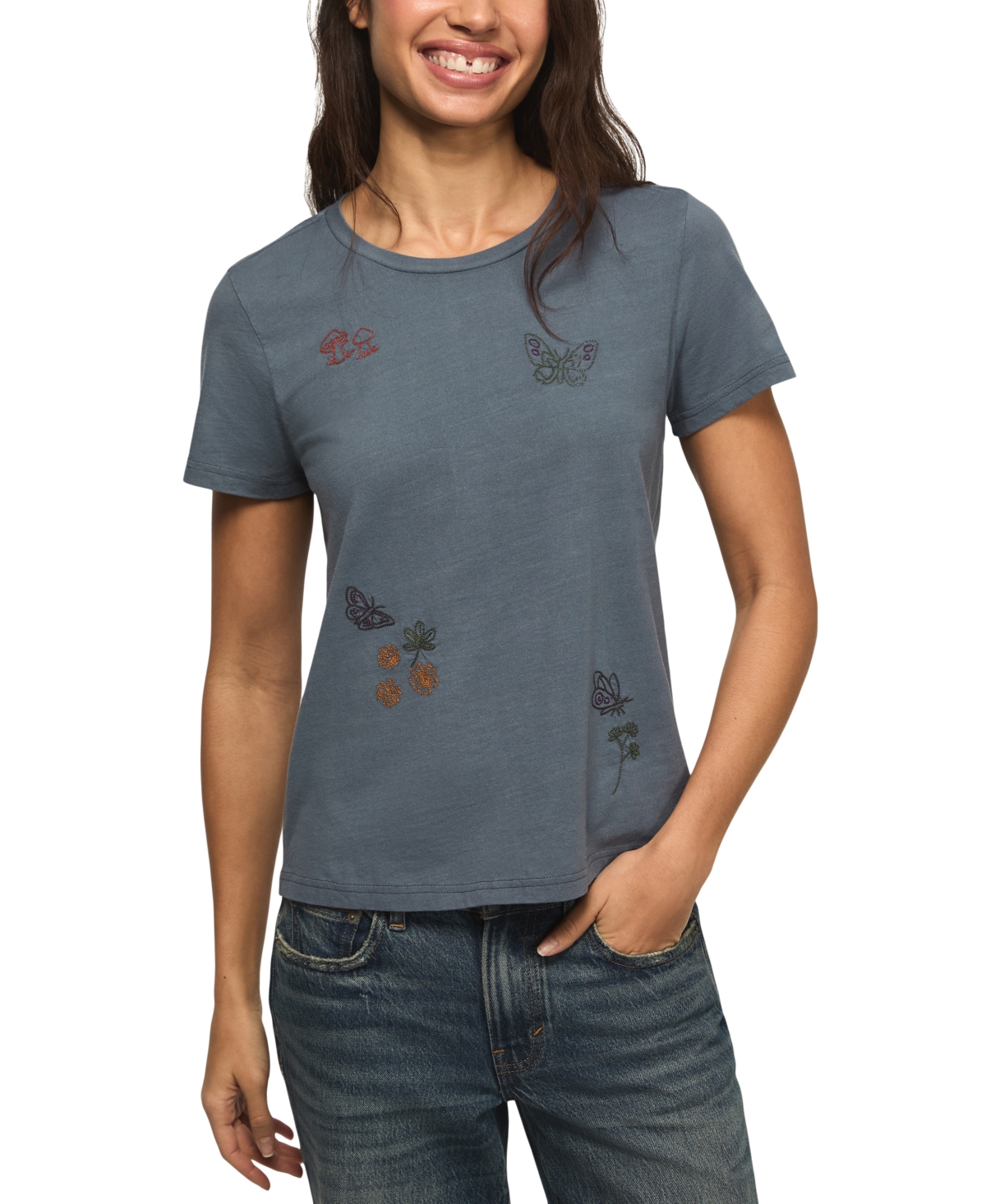 Click here for Lucky Brand Womens Classic Fit and Floral Butterfl... prices