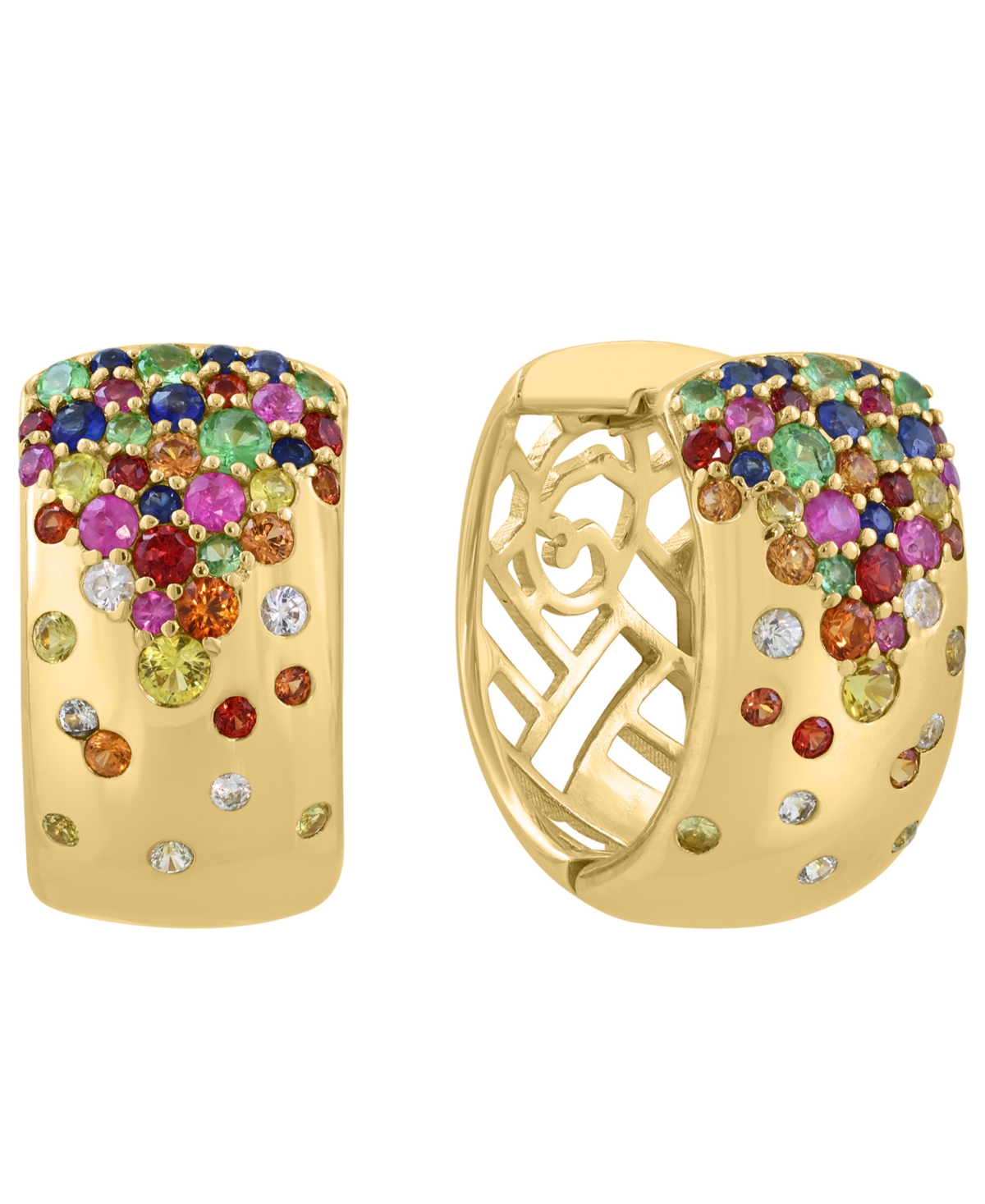 Click here for Effy Collection Multi-Gemstone (1-5/8 ct. t.w.) Ea... prices