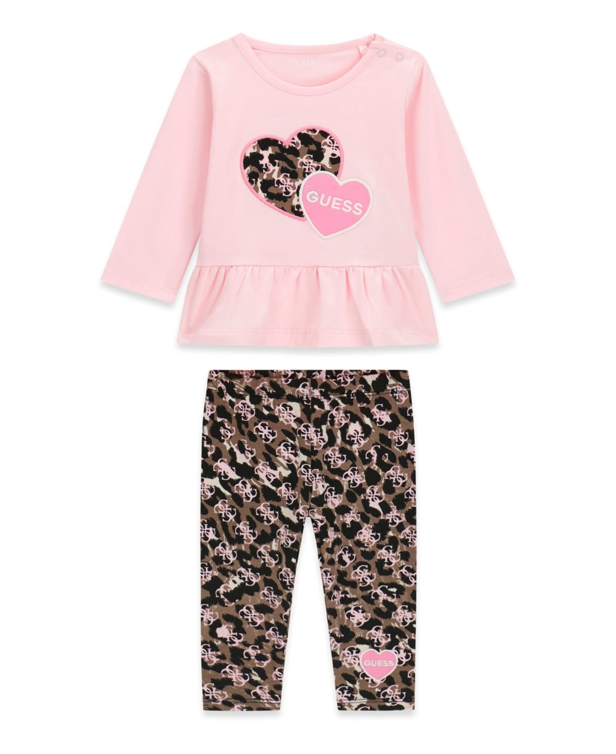 Click here for Guess Baby Girls Long-Sleeve Top and Legging  2-Pi... prices