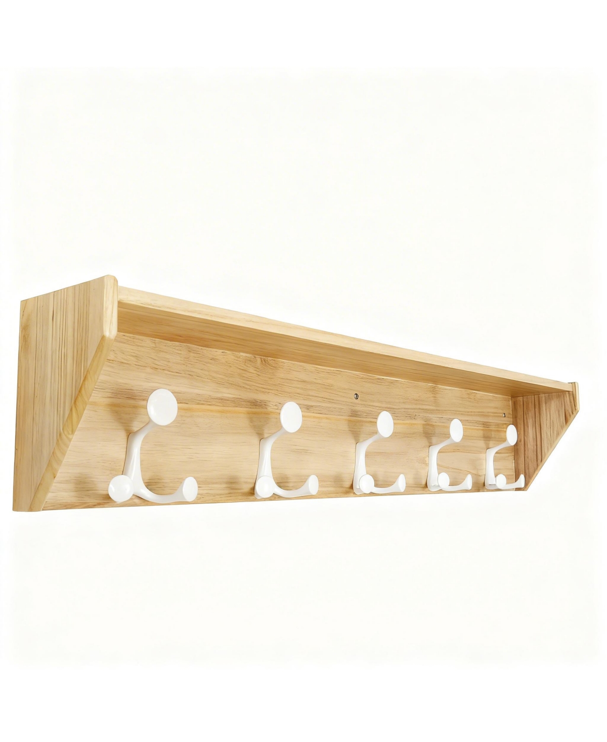 Click here for Yigii Lightweight Hardwood Coat Rack with 5 Hooks... prices
