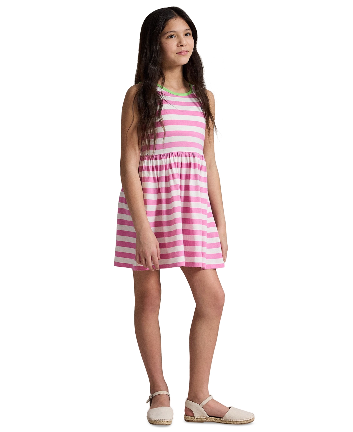 Click here for Polo Ralph Lauren Girls 7-16 Striped Cotton Jersey... prices
