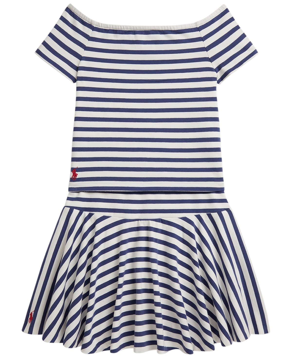 Click here for Polo Ralph Lauren Girls 7-16 Striped Stretch Jerse... prices