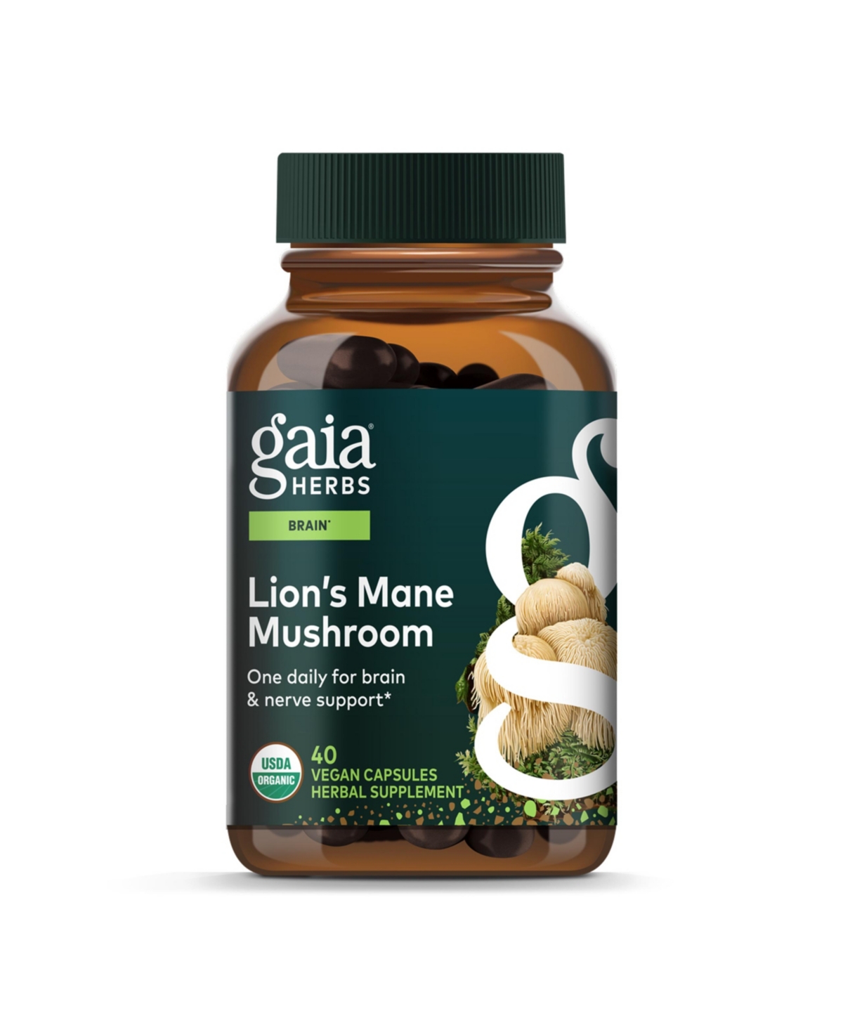 Click here for Gaia Herbs Organic Lions Mane Mushroom - Brain and... prices